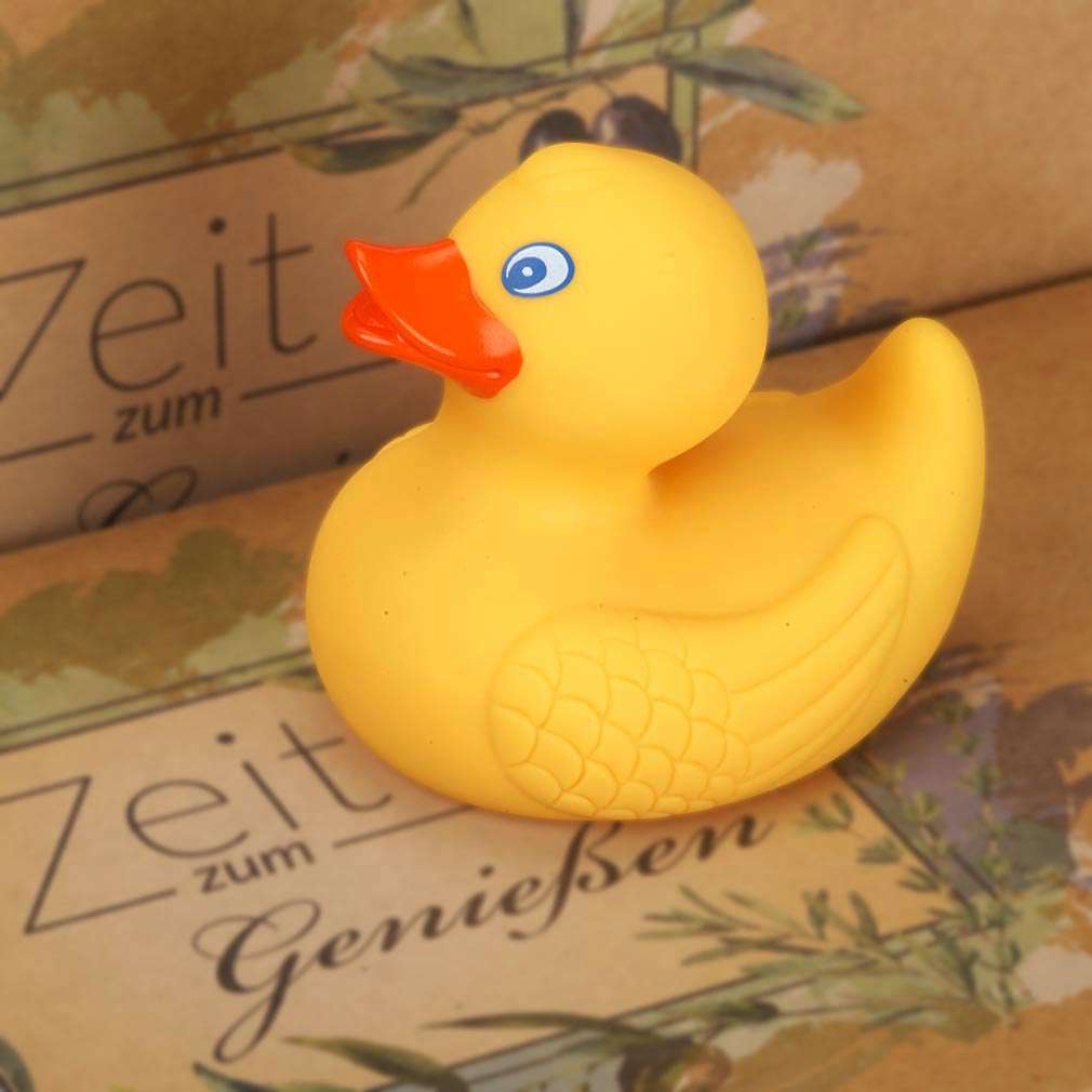 Eine süße Badeente-Quietscheentchen, CE-geprüft, frei von Phthalaten ...